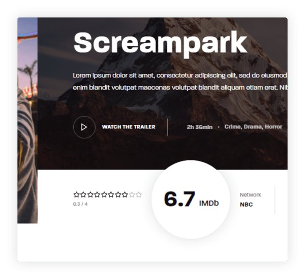 Noxe - Movie Studios, Filmmakers & Movie Theme | Gloria Themes