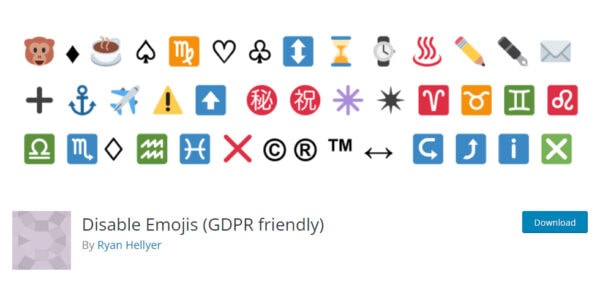 How to Disable Emojis in WordPress | Gloria Themes