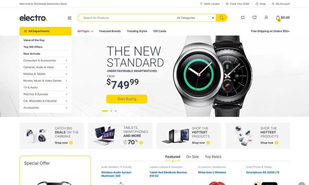22+ Electronic Store WooCommerce Themes for WordPress in 2024 | Gloria Themes